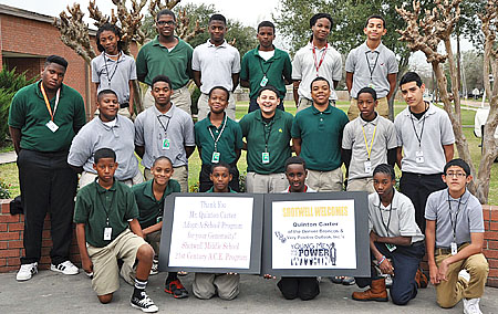 20 Shotwell Middle Students Selected for Mentoring Program – Aldine ISD