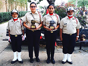 Hambrick Middle LOTC Cadets Place at District Meet – Aldine ISD